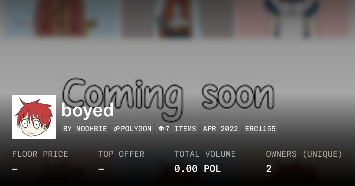 boyed - Collection | OpenSea