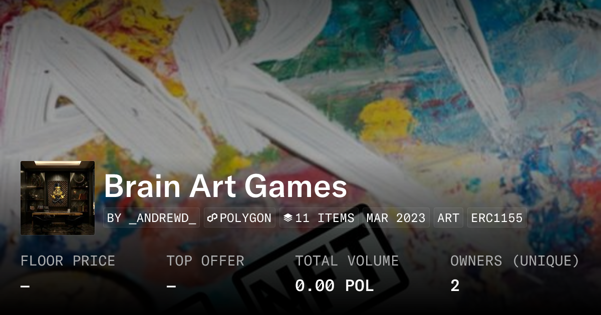 Brain Art Games - Collection | OpenSea