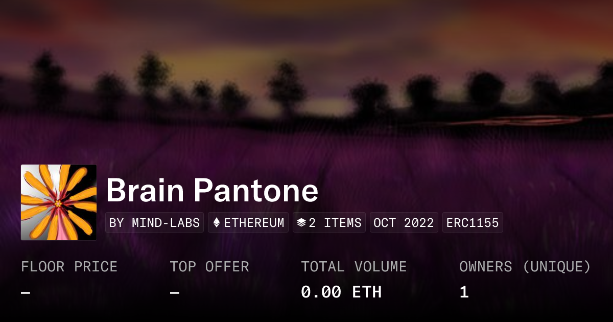 Brain Pantone - Collection | OpenSea