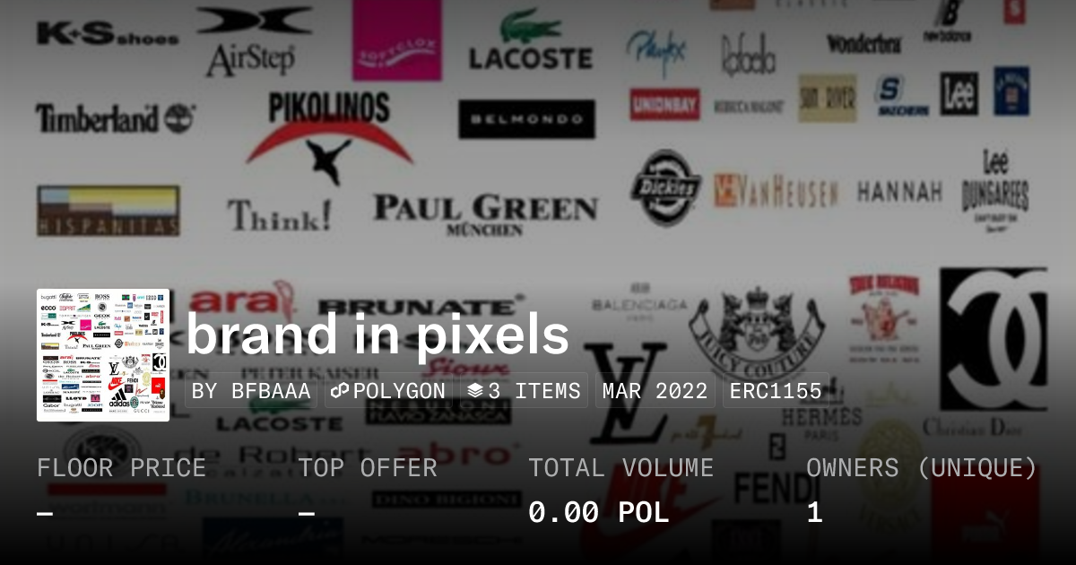 brand in pixels - Collection | OpenSea