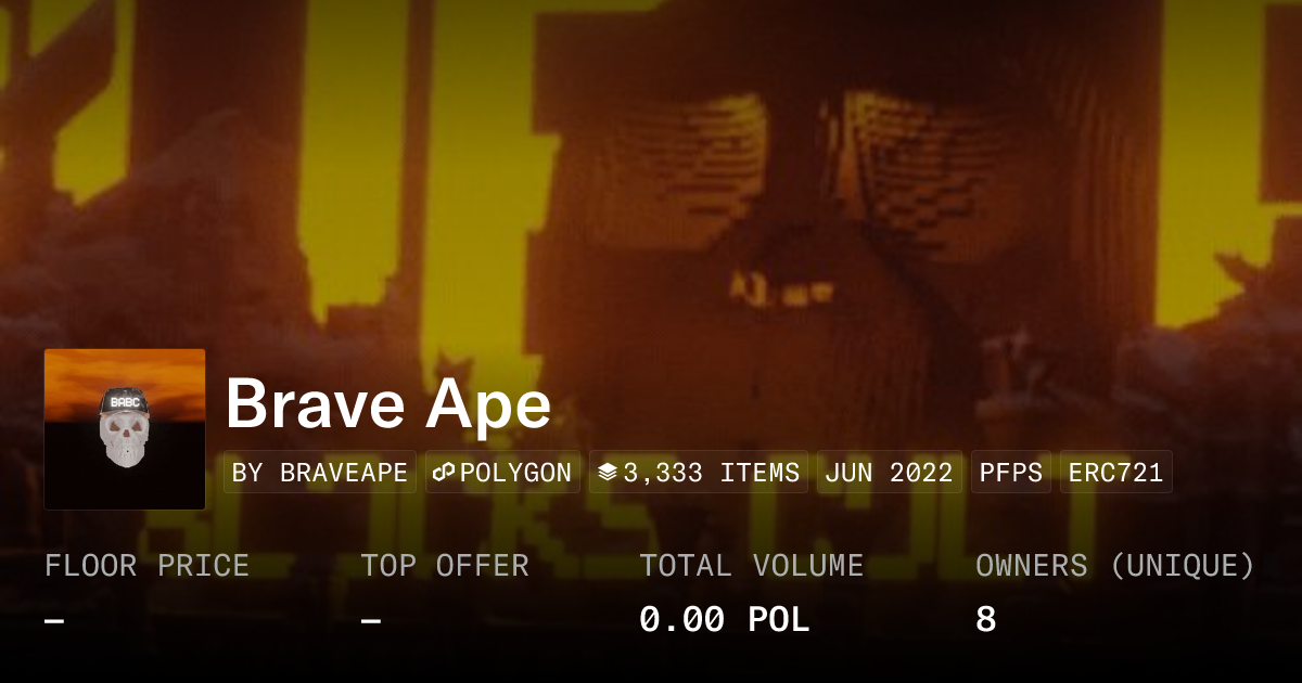 Brave Ape - Collection | OpenSea