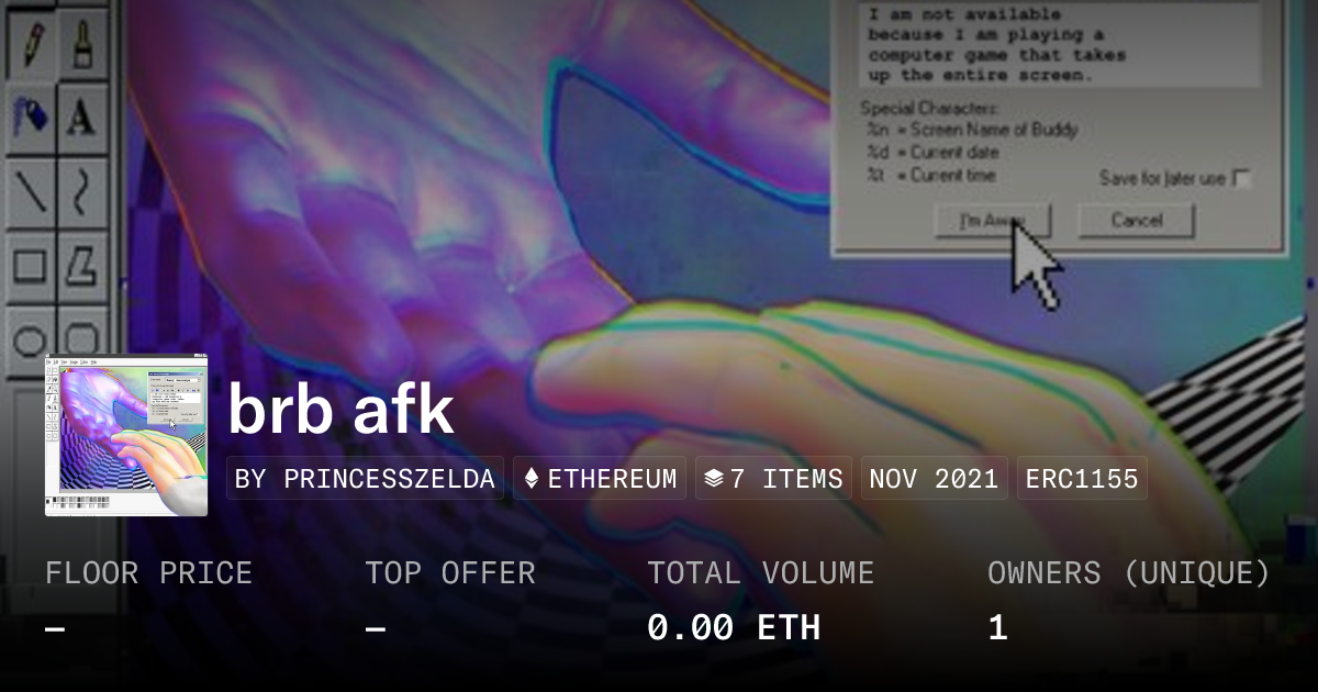 brb afk - Collection | OpenSea