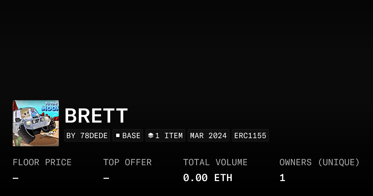 BRETT - Collection | OpenSea