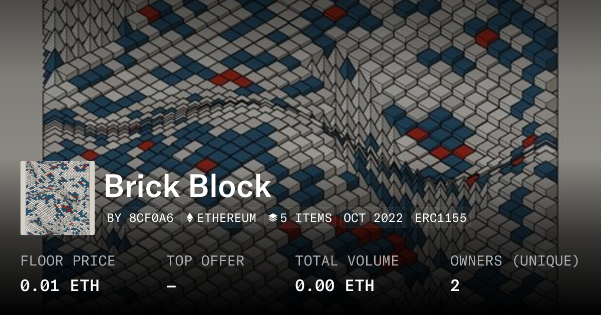 Brick Block - Collection | OpenSea