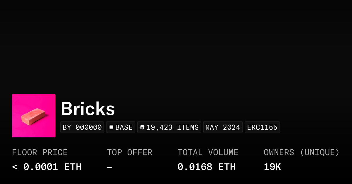 Bricks - Collection | OpenSea