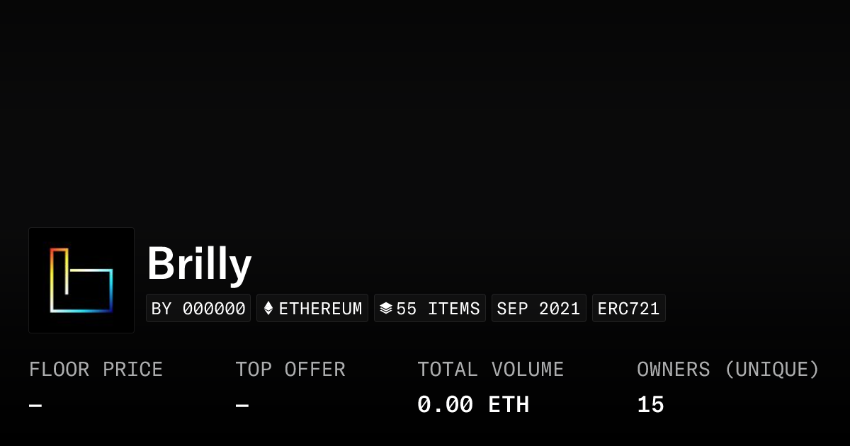 Brilly - Collection | OpenSea
