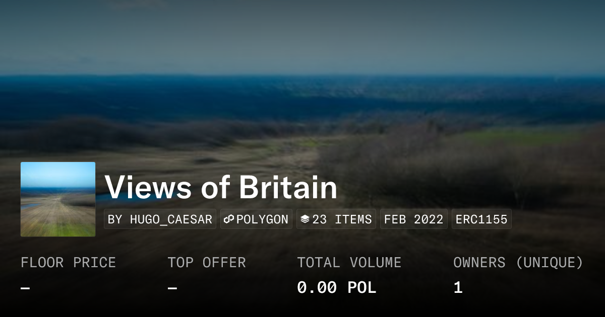 Views of Britain - Collection | OpenSea