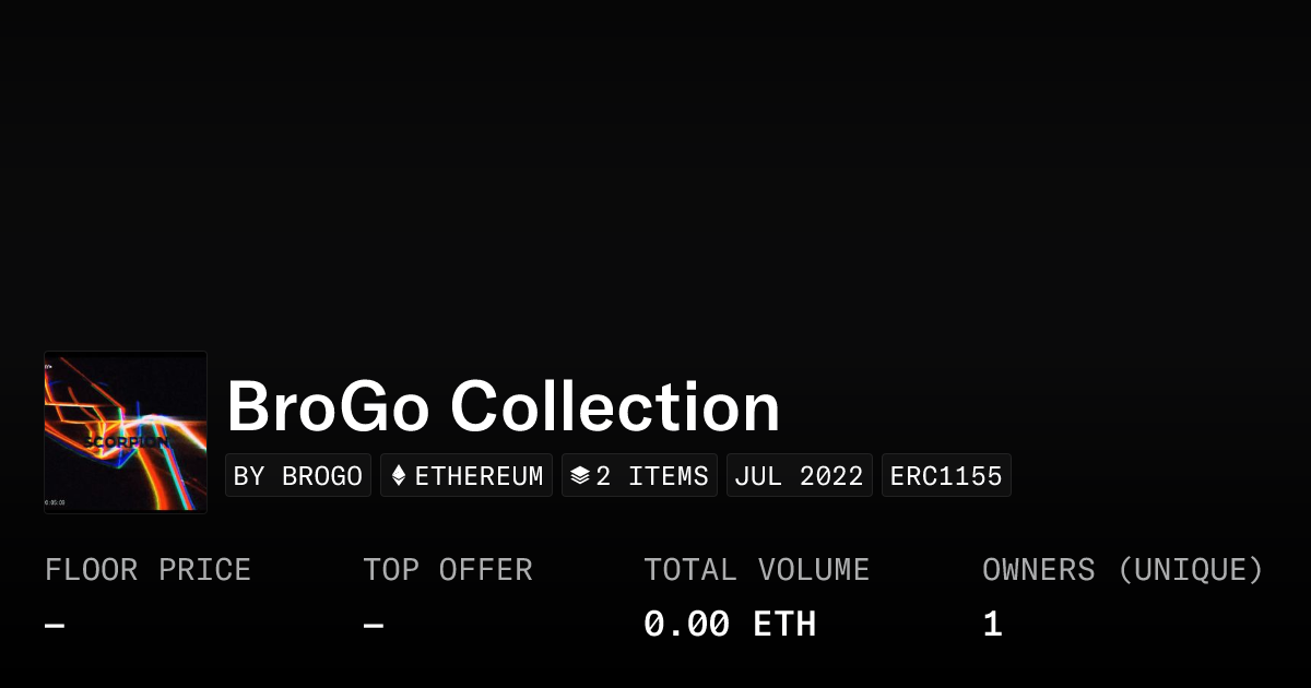 BroGo Collection - Collection | OpenSea