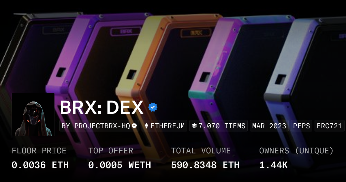 BRX: DEX 0.0052 ETH - Collection | OpenSea