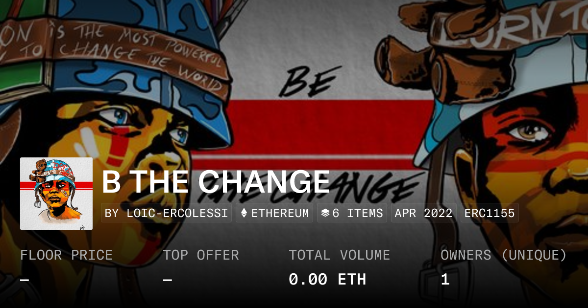 B THE CHANGE - Collection | OpenSea