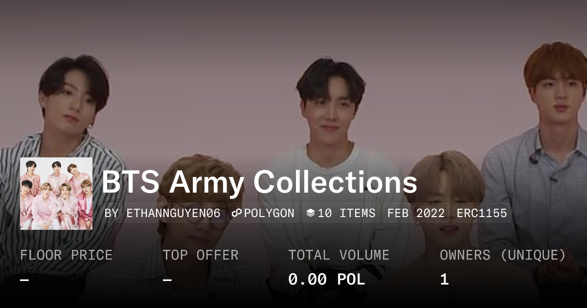 BTS Army Collections - Collection | OpenSea