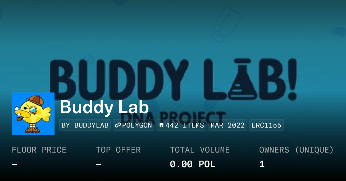 Buddy Lab - Collection | OpenSea