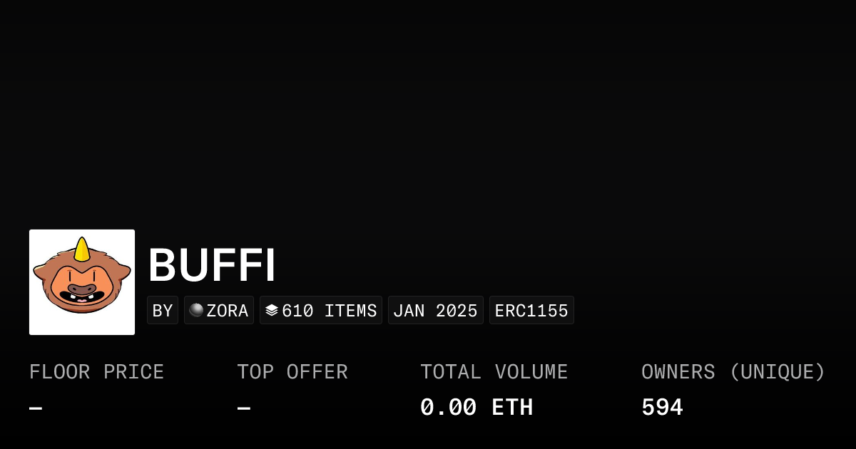BUFFI - Collection | OpenSea