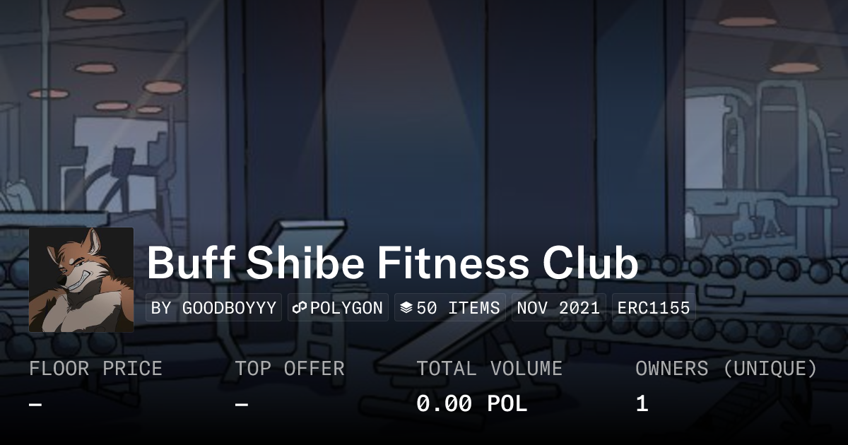 Buff Shibe Fitness Club - Collection | OpenSea