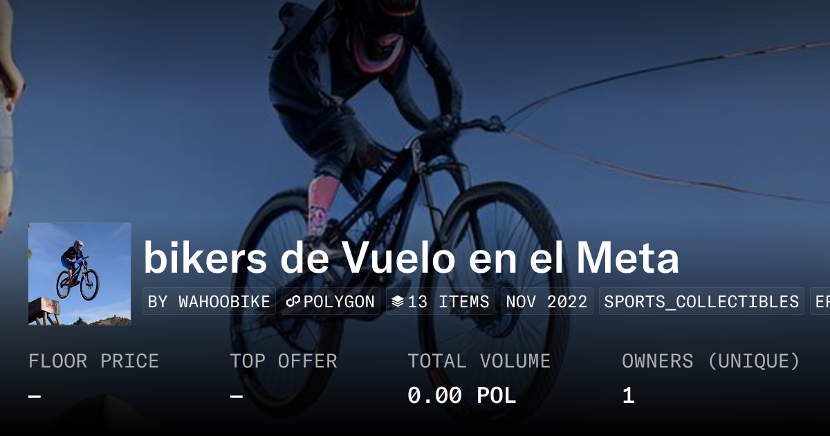 bikers de Vuelo en el Meta - Collection | OpenSea