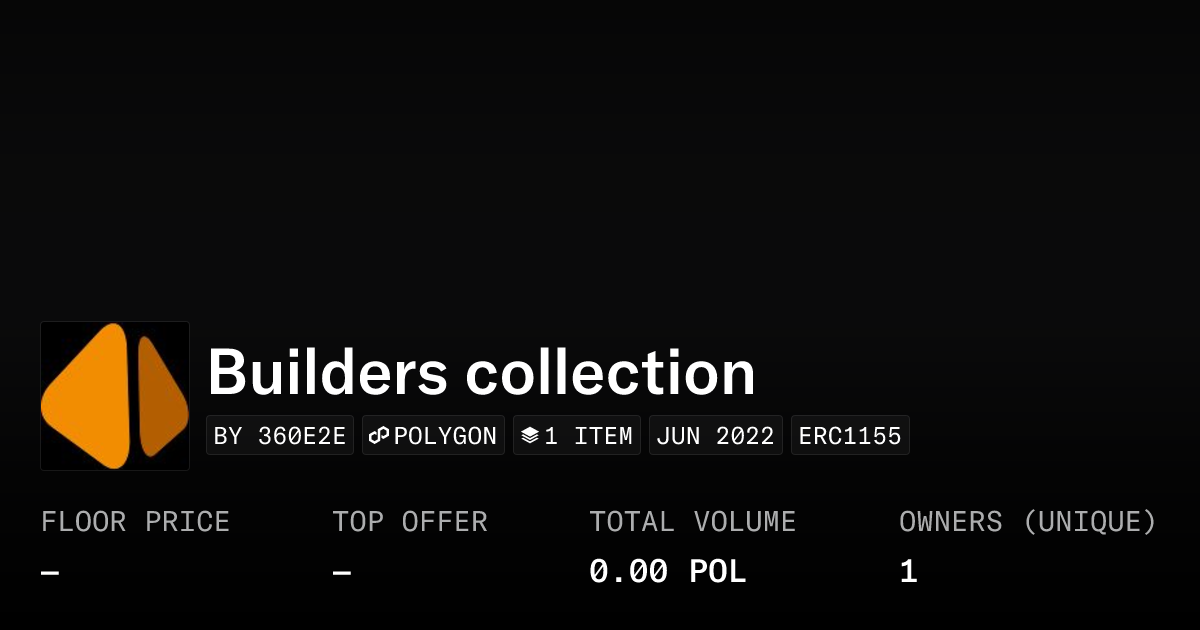 Builders collection - Collection | OpenSea