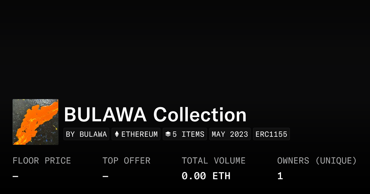 BULAWA Collection - Collection | OpenSea