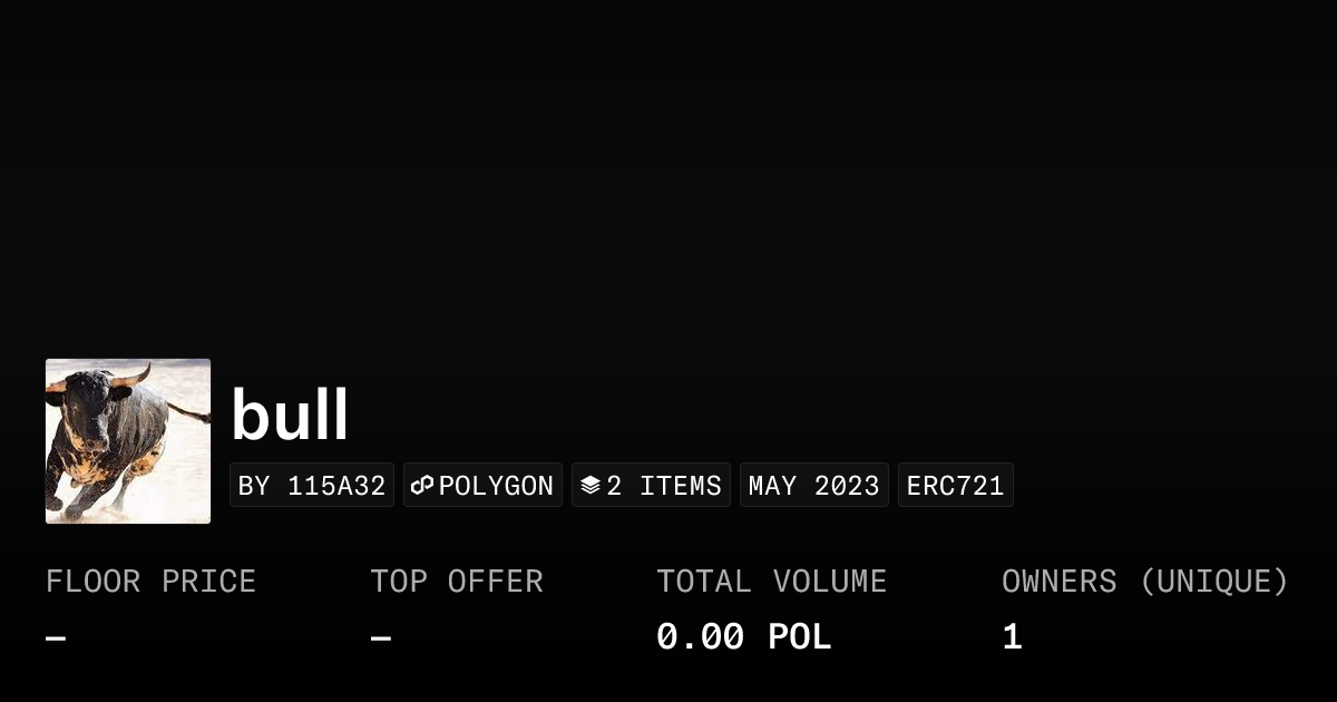 bull - Collection | OpenSea