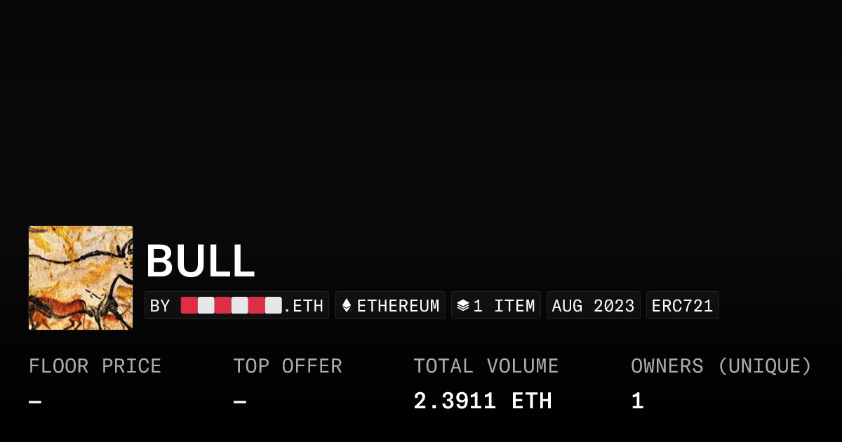 BULL - Collection | OpenSea