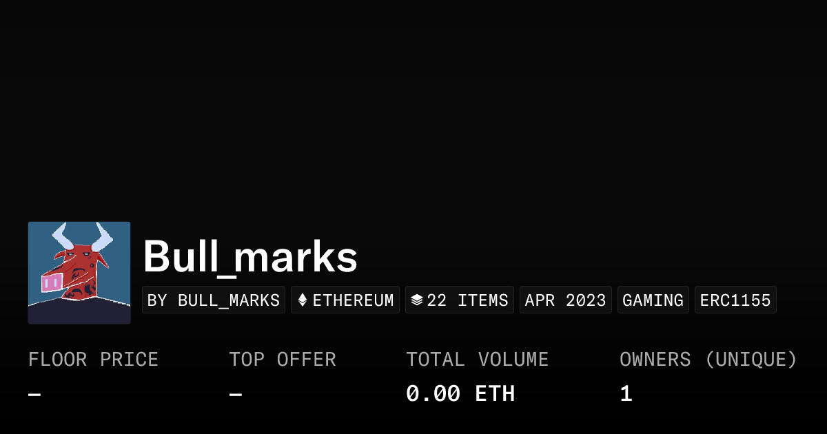 Bull_marks - Collection | OpenSea