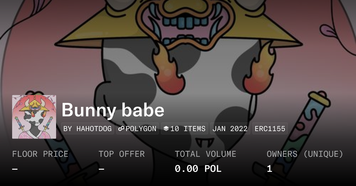 Bunny babe - Collection | OpenSea