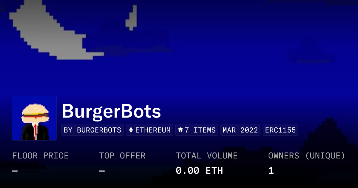 BurgerBots - Collection | OpenSea