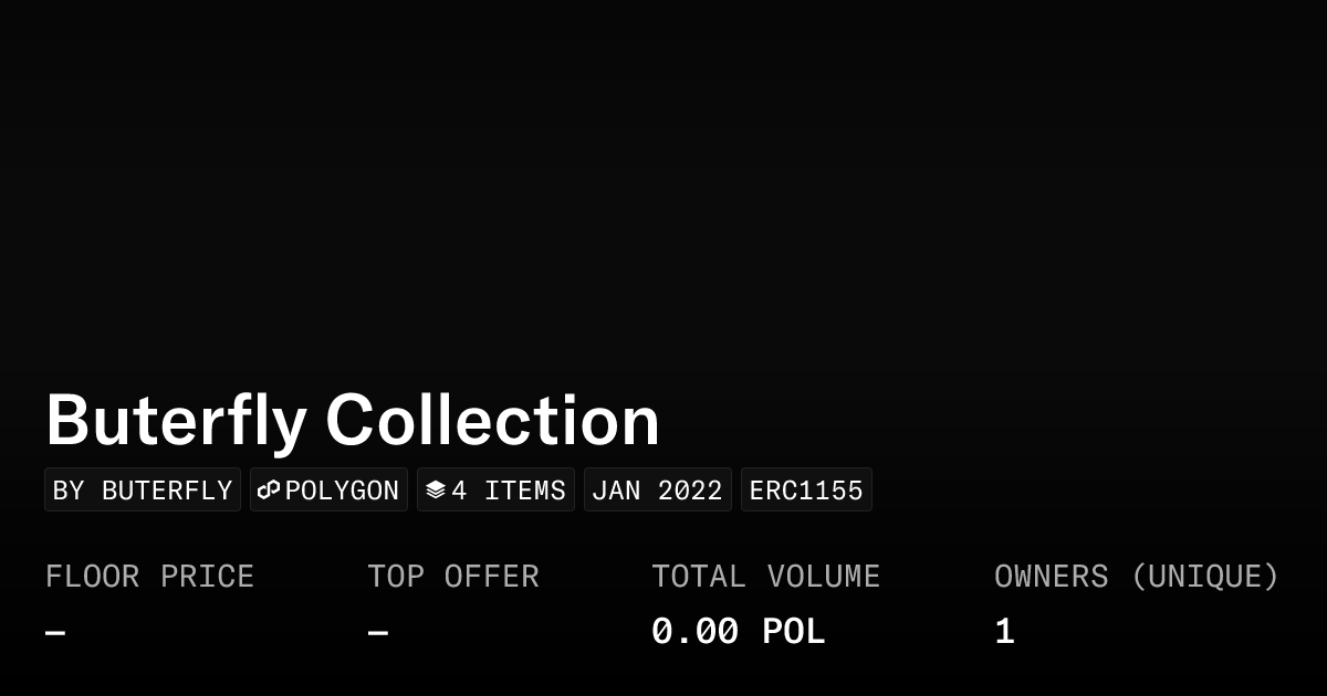 Buterfly Collection - Collection | OpenSea