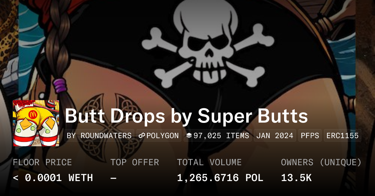 Butt Drops by Super Butts - Collection | OpenSea