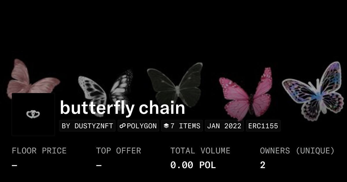 butterfly chain - Collection | OpenSea