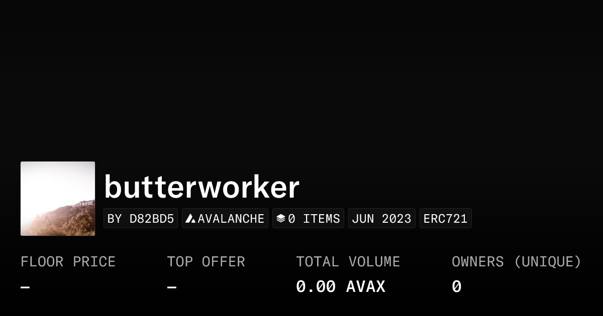 butterworker - Collection | OpenSea
