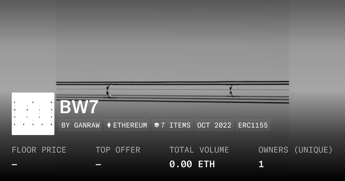 BW7 - Collection | OpenSea
