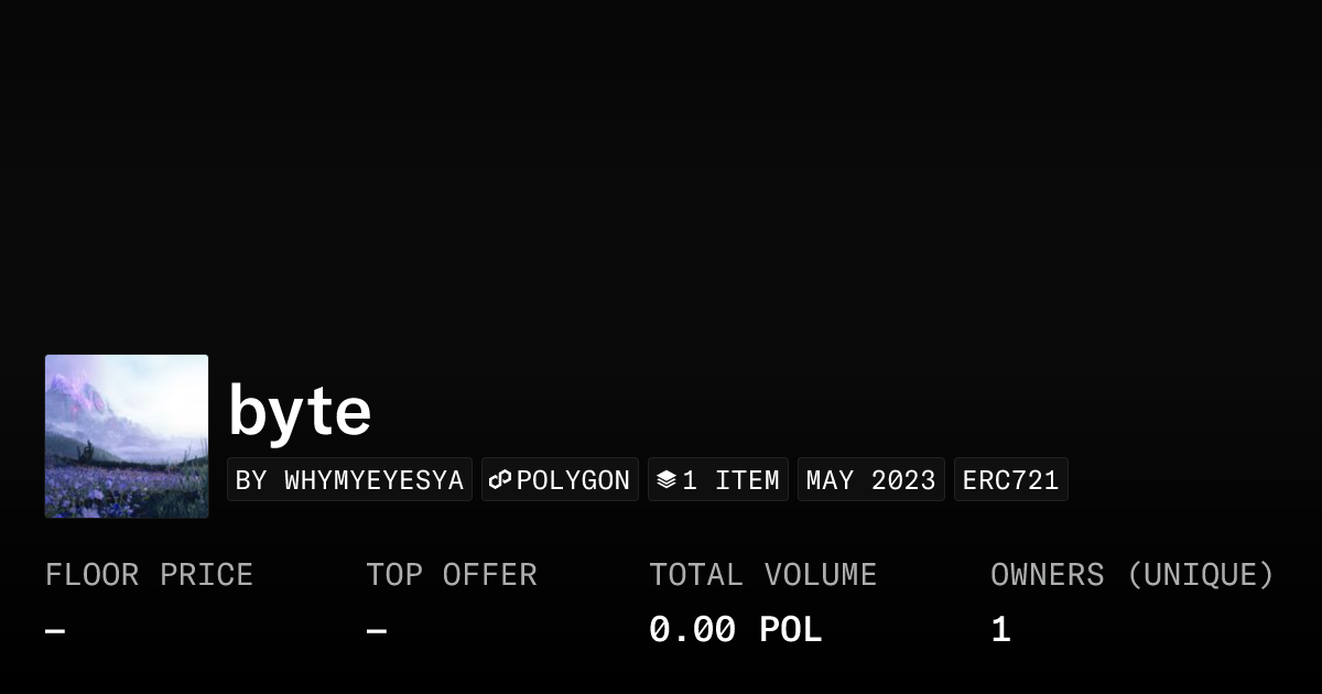 byte - Collection | OpenSea