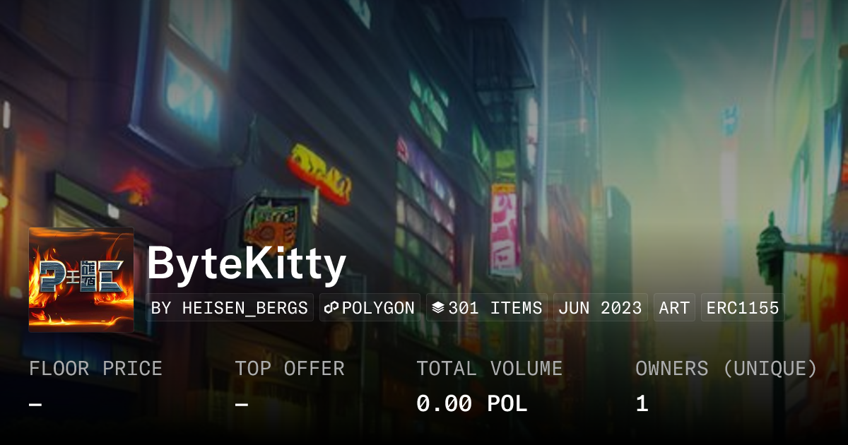 ByteKitty - Collection | OpenSea