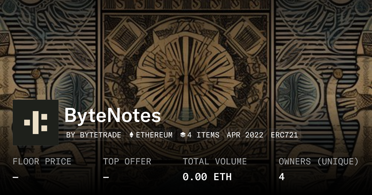 ByteNotes - Collection | OpenSea