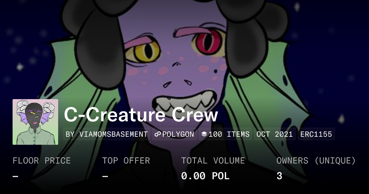 C-Creature Crew - Collection | OpenSea