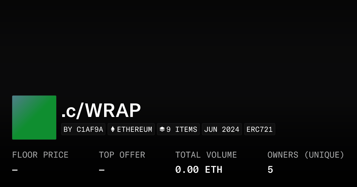 .c/WRAP - Collection | OpenSea