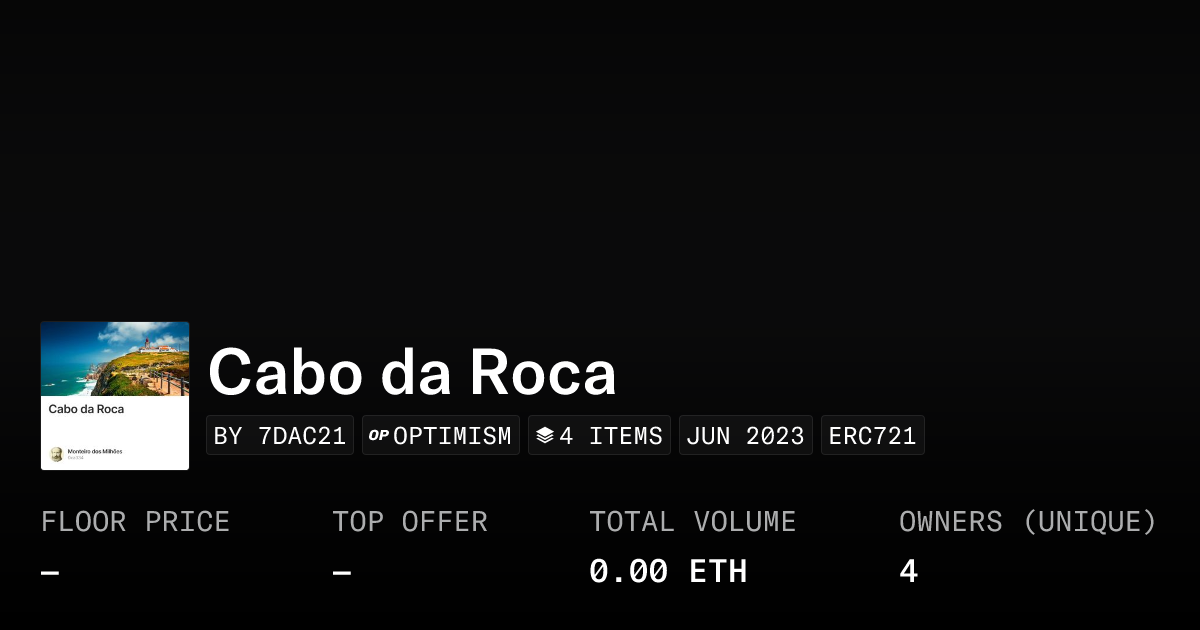 Cabo da Roca - Collection | OpenSea