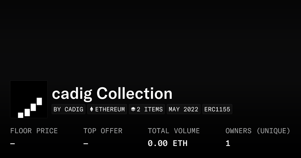 cadig Collection - Collection | OpenSea