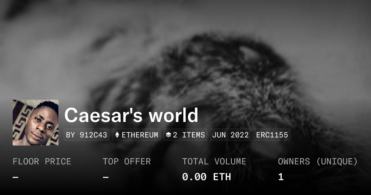 Caesar's world - Collection | OpenSea
