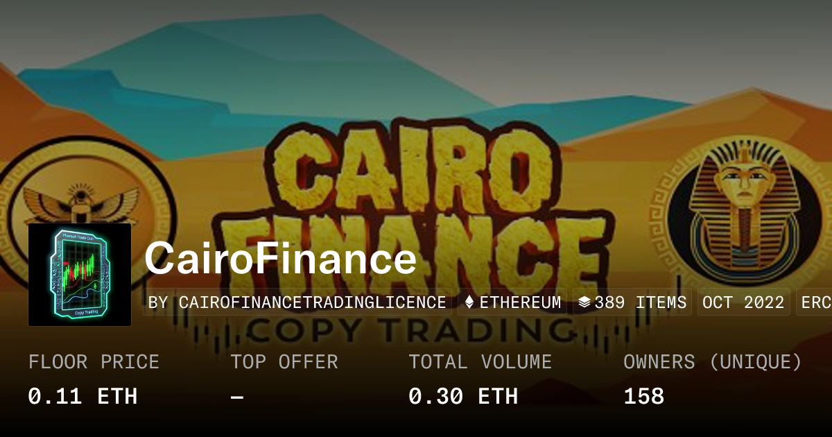 CairoFinance - Collection | OpenSea