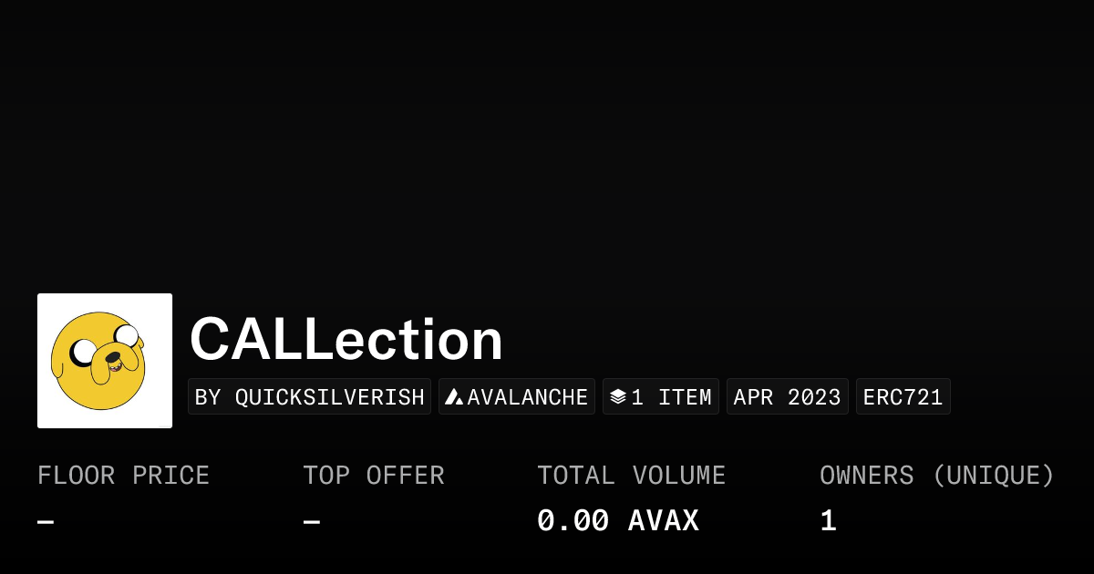 CALLection - Collection | OpenSea