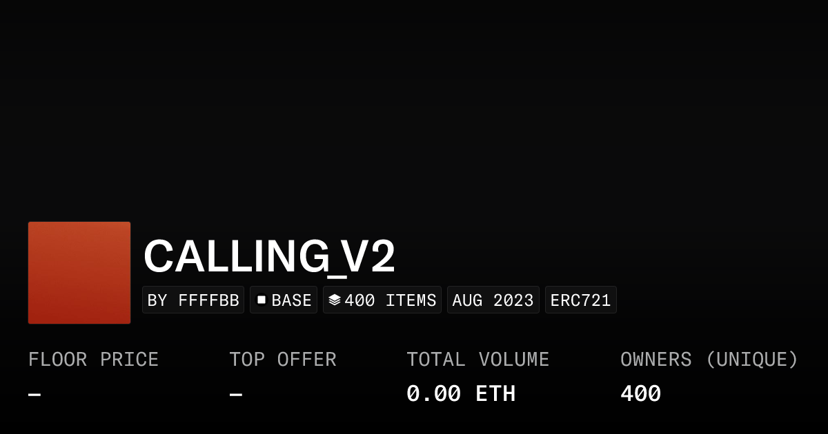 CALLING_V2 - Collection | OpenSea