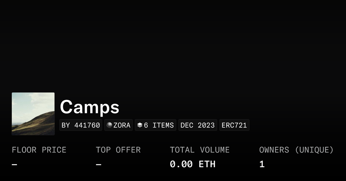 Camps - Collection | OpenSea