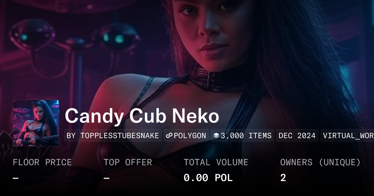 Candy Cub Neko - Collection | OpenSea
