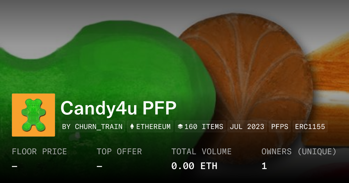 Candy4u PFP - Collection | OpenSea