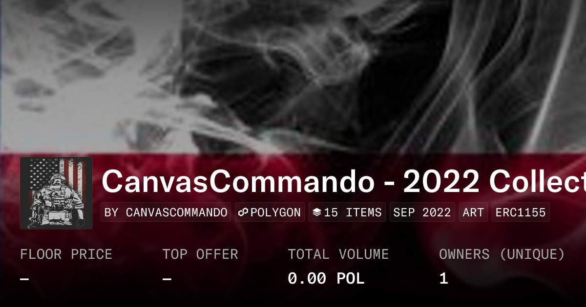 CanvasCommando - 2022 Collection - Collection | OpenSea