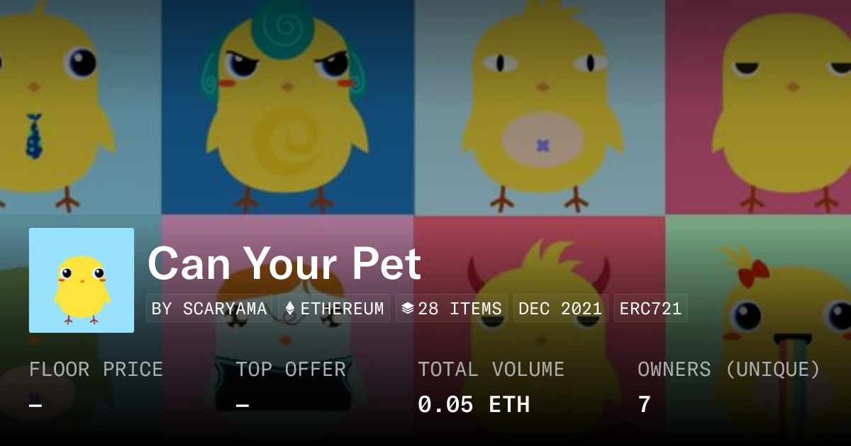 Can Your Pet - Collection | OpenSea