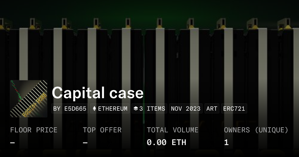 Capital case - Collection | OpenSea