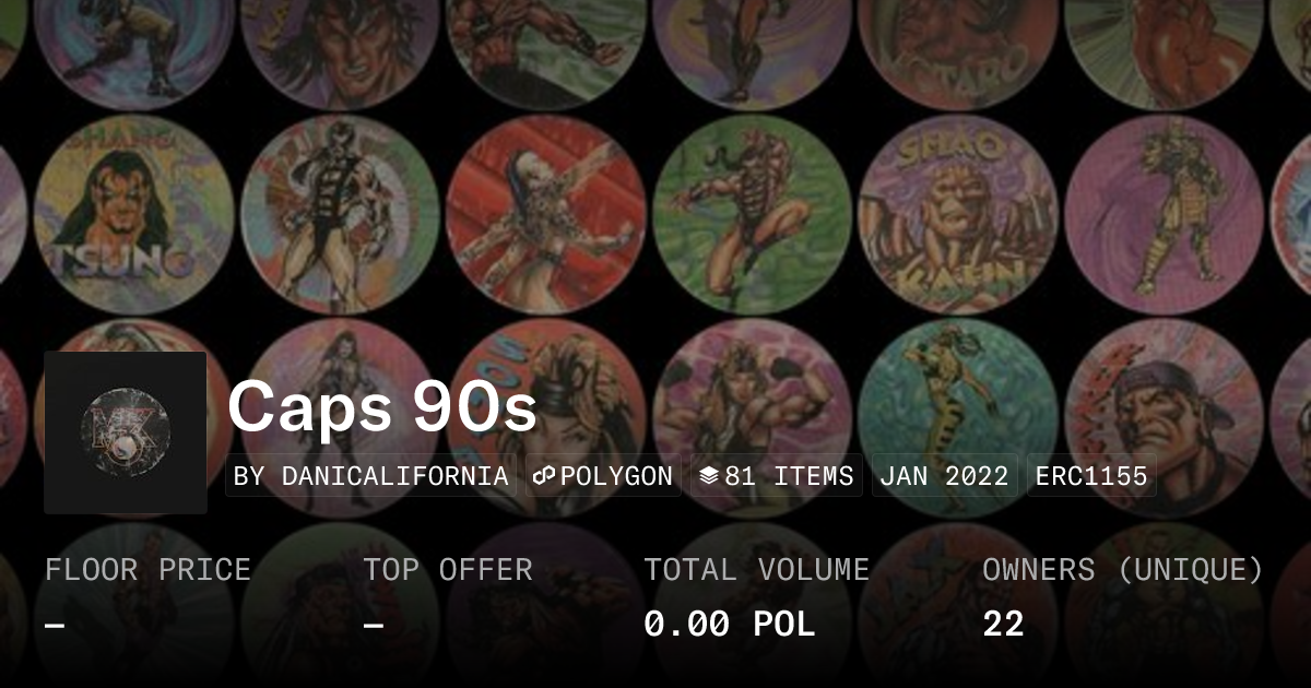 Caps 90s - Collection | OpenSea