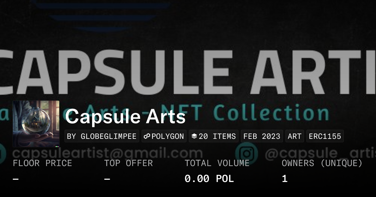 Capsule Arts - Collection | OpenSea